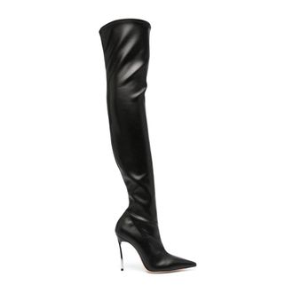 Casadei Blade Heel Overknee-Stiefel - - Shoes - Damen - Schwarzk - 36 EU