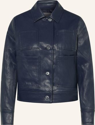Cat Noir Catnoir Kastenjacke In Lederoptik blau