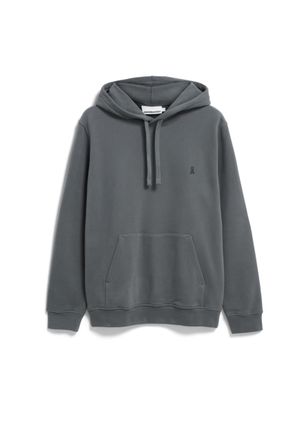 Armedangels Herren Sweathoodie aus Bio-Baumwolle PAARLO Loop Regular Fit Space Steel