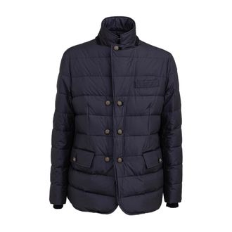 Dolce & Gabbana Doppelreihige Jacke mit bestickten Kn&ouml;pfen - - Jackets - Herren - Blau - M