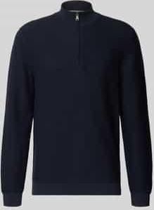 Olymp Level 5 Strickpullover mit Troyer-Kragen