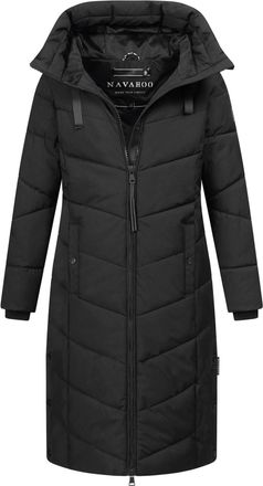 Navahoo Navahoo Schmatzibaer lange Damen Winter Steppjacke N009