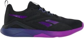 Reebok Femme Nanoflex TR 2 Basket, Black Purple Rave Twilight Purple, 37 EU