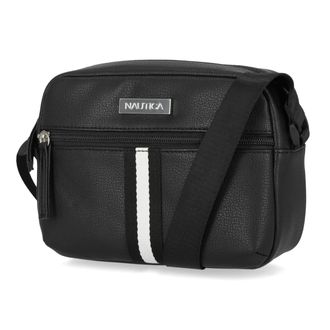 Nautica Damen Candid Camera Adjustable Crossbody Umh&auml;ngetasche, Bowline Black