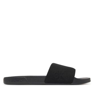 Calvin Klein Pantoletten Calvin Klein Ess Slide Hf Side Logo Cv HM0HM02227 Schwarz