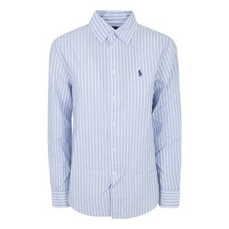 Polo Ralph Lauren Femme, Blouses et Chemises, Bleu, Taille: 36 FR Woven-Sport Shirt