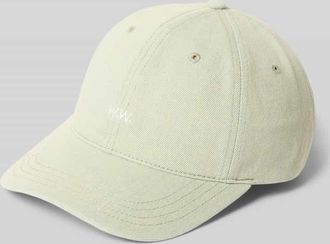 Wood Wood Basecap mit Logo-Stitching