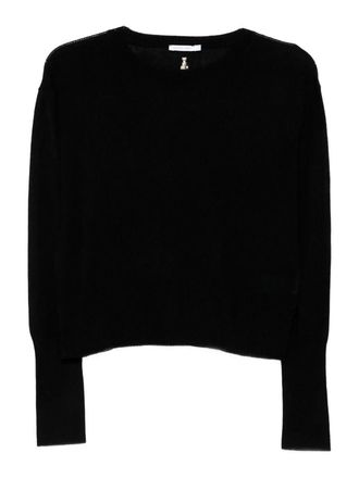 Patrizia Pepe Pull Col Rond - Noir