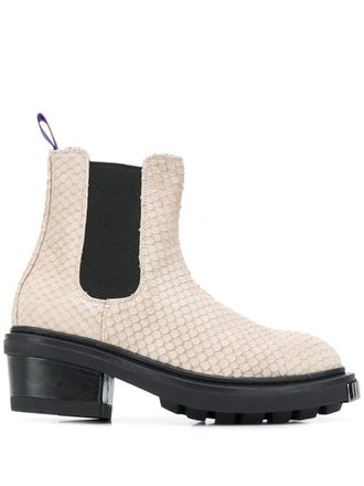 Eytys Stiefel mit Eins&auml;tzen - Nude