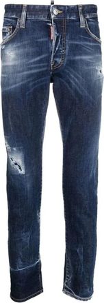 Dsquared2 Jean Skater D&eacute;lav&eacute; Scar - Homme - Jeans - Bleu - Taille: XS