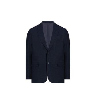 Saison 1865 strukturierter Blazer - Blau