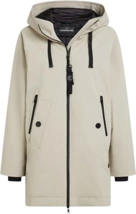 Creenstone Femme, Manteaux, Beige, Taille: 40 FR Emma Parka