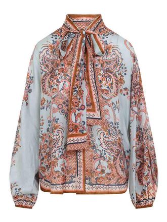 Zimmermann Blouse - Bleu