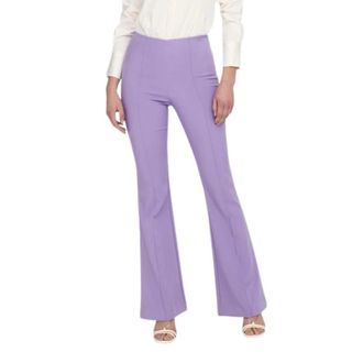 Only Astrid Life HW Flare Pin Pant - - Trousers - Damen - Lila - S