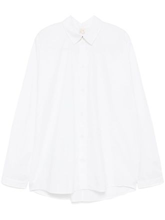 Jan-Jan Van Essche chemise à boutonnière sur le devant - Blanc