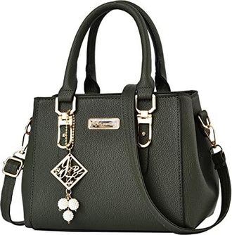 Generic G&eacute;n&eacute;rique Sac &agrave; Main Femme PU Simili Cuir Femme Cabas Pour Travail El&eacute;gant Classique Chic Vintage Dame Bandouli&egrave;re Amovible Compartiment Zipp&eacute; Porte M