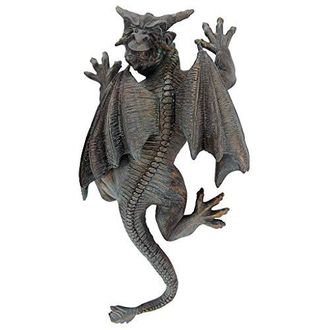 Design Toscano Gargoyle auf Wanderschaft, Wandfigur