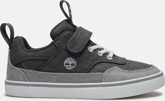 Timberland Stone Jump Sneaker mit Klettverschluss f&uuml;r Jugendliche in Dunkelgrau, Grau, Gr&ouml;&szlig;e