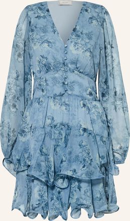 Neo Noir Neo Noir Kleid Mabella Mit Volants blau