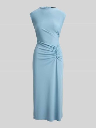 Lauren Ralph Lauren Midikleid mit gerafften Falten in der Taille