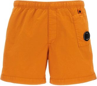C.P. Company C.p. Company, Homme, Maillots de bain, Orange, Taille: M Nylon Swim Shorts