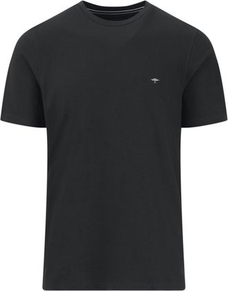Fynch-Hatton T-Shirt aus 100% Baumwolle Casual-Fit Black / 3XL