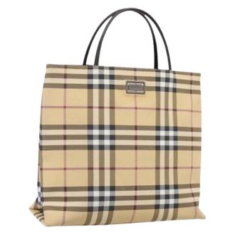 Burberry Sac cabas vintage Pre-owned - Femme - Pre-owned - Beige - Taille: ONE Size