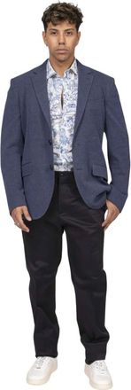 Etro Homme, Costumes, Bleu, Taille: XL Giacca Roma In Jersey