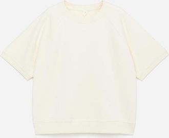 Arket Sweatshirt Aus French Terry -Wei&szlig;