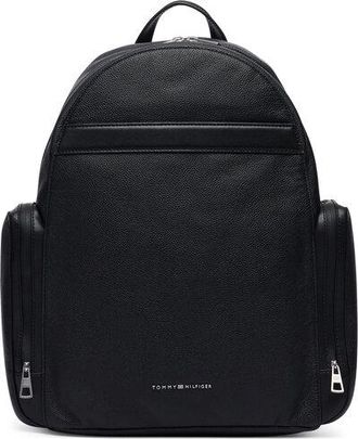 Tommy Hilfiger Rucksack Th Business Leather Backpack AM0AM14684 Schwarz