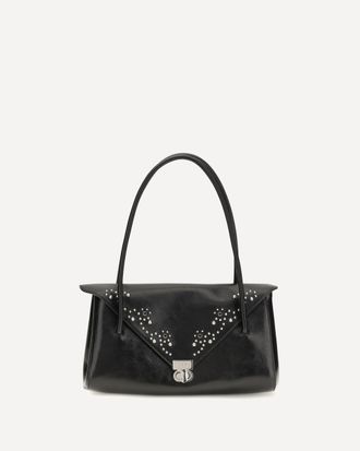 Marni Retro studded leather Shoulder Bag Female UNI