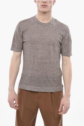 Altea Linen and Cotton Crewneck T-Shirt size Xxl