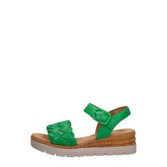 Gabor Sandalen Plat - - Shoes - Damen - Gr&uuml;n - 37 1/2 EU