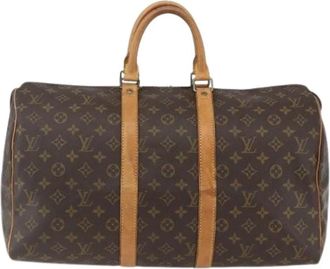 Louis Vuitton unisex, Pre-owned, Brun, Taille: ONE Size Sac Week-end en Toile Pre-owned