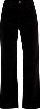 s.Oliver Damen Cord Hose, Slim Fit Black, 34