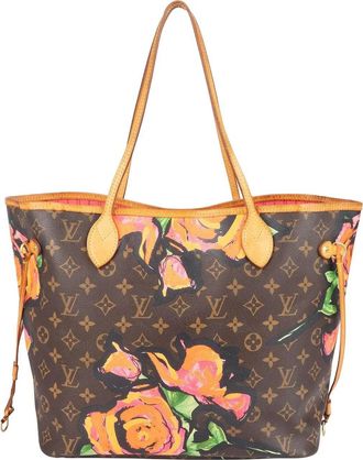 Louis Vuitton Crossbody Bags - Louis Vuitton Monogram Canvas Limited Roses Neverf - Gr. unisize - in Braun - f&uuml;r Damen
