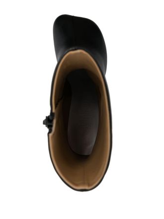 Maison Margiela Leather Ankle Boot - Black