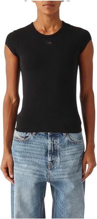 Diesel Femme, Tops, Noir, Taille: 38 FR T-Angie-Od T-Shirt