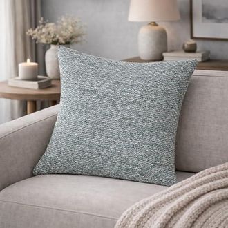 Home Wohnideen Kissenh&uuml;lle FJELLA Leinenoptik, Ohne F&uuml;llung, Farbe:Salbei, Gr&ouml;&szlig;e:50 x 50 cm, Anzahl:1x