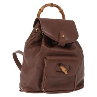 Gucci Pre-owned Vintage Rucksack - - Pre-owned - Damen - Braun - ONE SIZE