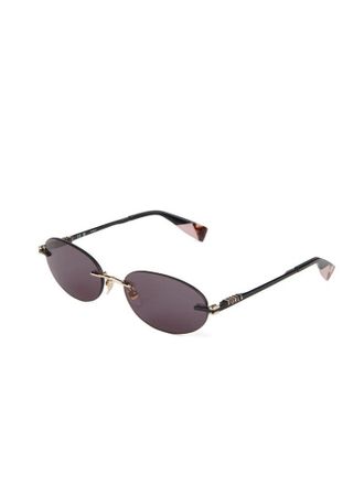 Furla Womens Sunglasses Polished Rose Gold Metal Eyewear