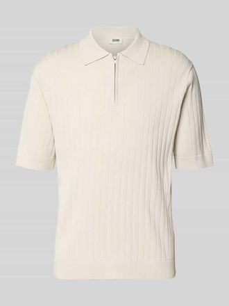 Drykorn Regular Fit Poloshirt mit kurzem Rei&szlig;verschluss