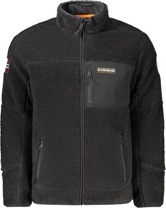 Napapijri Lang&auml;rmeliges Jacke - - Sport - Herren - Schwarzk - 3XL