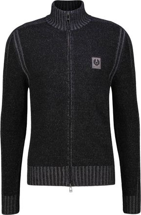 Belstaff Herren Strickjacke aus Merinowolle SEASONAL WATCH FULL ZIP