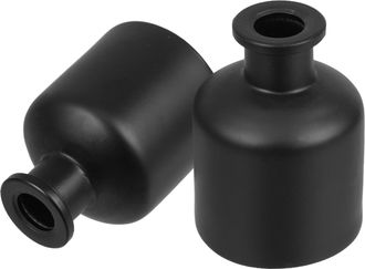 BESPORTBLE ULDIGI 2 St&uuml;ck 2 teiliges Glas Diffuser Flaschen Set - Nachf&uuml;llbare Runde Aroma flakons - Stilvolle Vielseitige Duftbeh&auml;lter f&uuml;r Schilf diffusoren, Pa