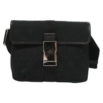 Gucci Pre-owned Canvas crossbody-taschen - - Pre-owned - Damen - Schwarzk - ONE SIZE