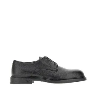 Emporio Armani Grained leather Derby shoes Man 6