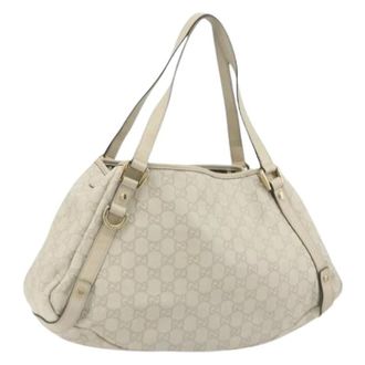 Gucci Sac cabas vintage doccasion - Femme - Pre-owned - Beige - Taille: ONE Size