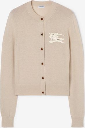 Burberry Cardigan en coton et laine EKD, Size: XS