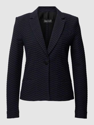 Emporio Armani Blazer aus Baumwoll-Mix mit Seiden-Anteil